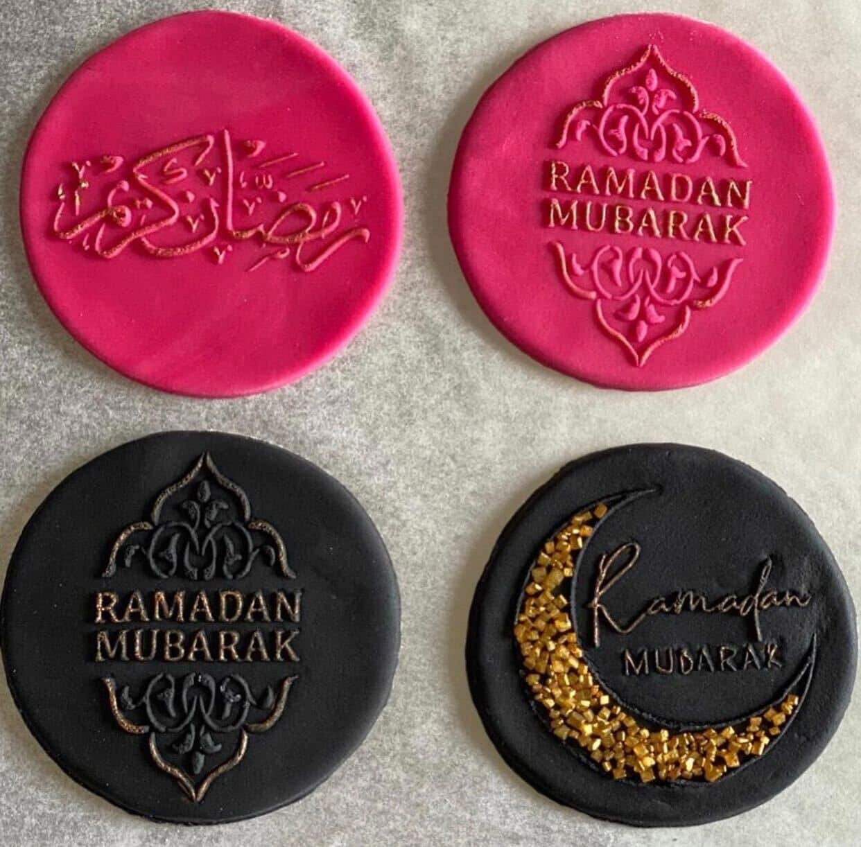 Ramadan Mubarak Cookie Embosser Ramadan Stamp Fondant Stamp - Etsy