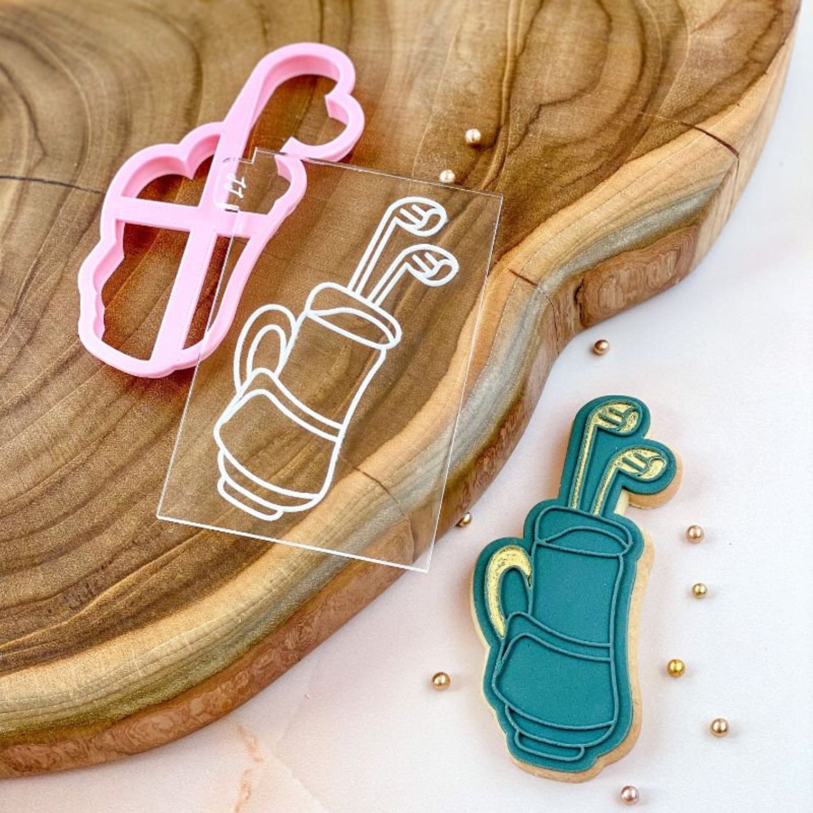 Golf Bag Cookie Cutter and Embosser Postal Box Ideas - Etsy