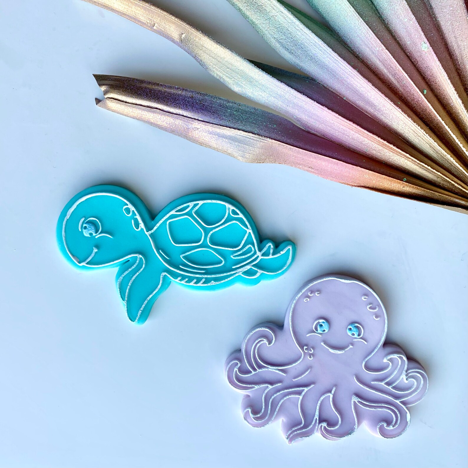 Octopus Cookie Cutter Under the Sea Cookie Cutter Sea Animal - Etsy
