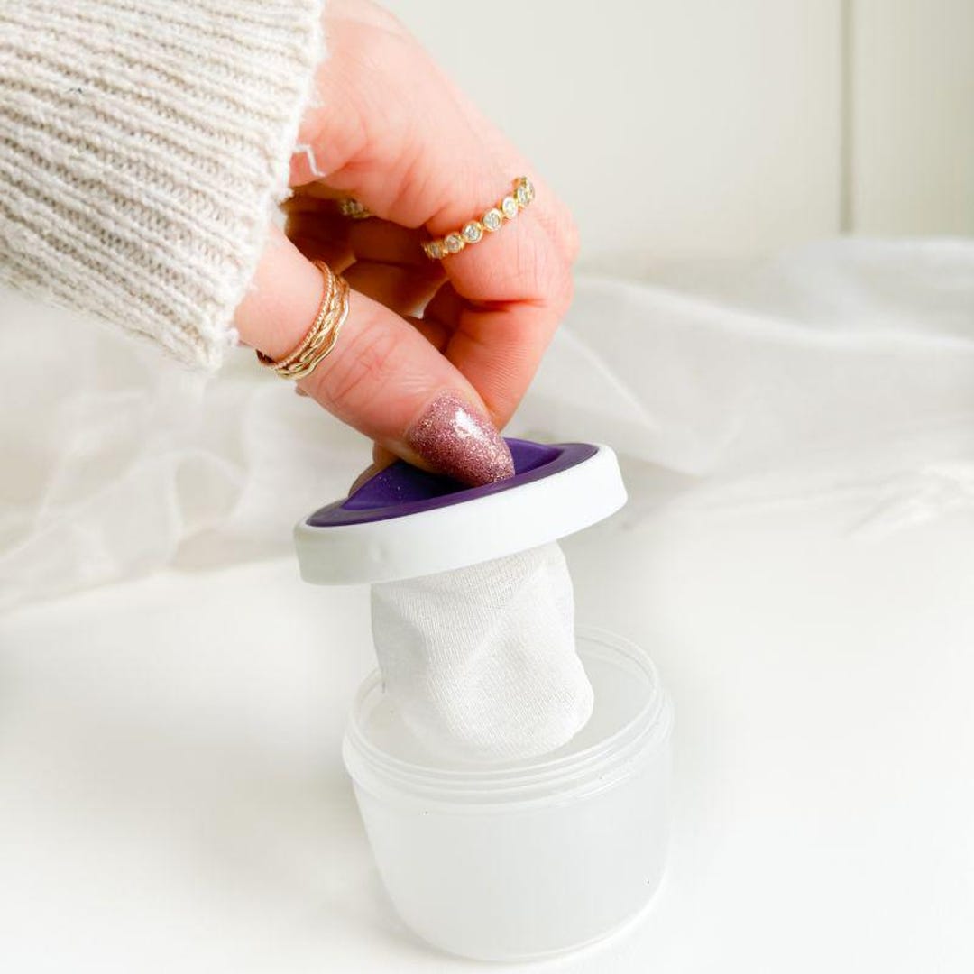 Fondant Dusting Pouch & Container — Non-stick Cornflour Applicator for ...