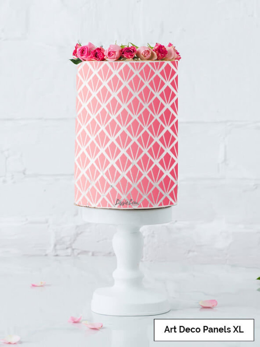 Art Deco Panels Large Pattern Cake Stencil - XL Design Size ...