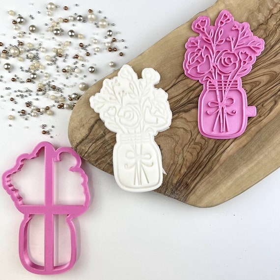 cutter Flowers Cookie stamp Ceramics & Pottery Cutting & Shaping Cookie ...