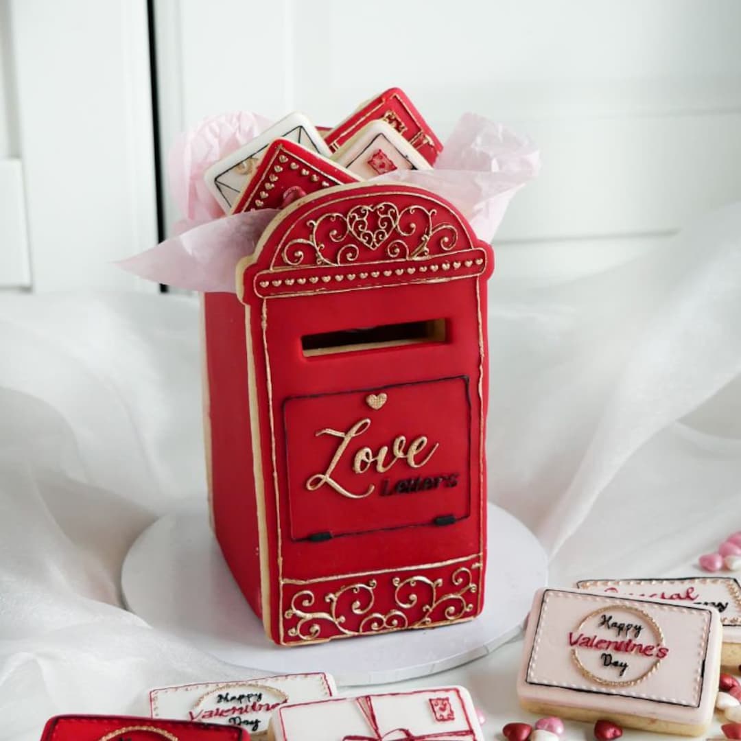 Love Post Box & Letters Valentine's Cookie Cutter and Embosser ...