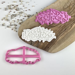 Ramadan Mubarak Calligraphy Cookie Cutter and Stamp, Postal Box Ideas, Eid Cookie Cutter ...