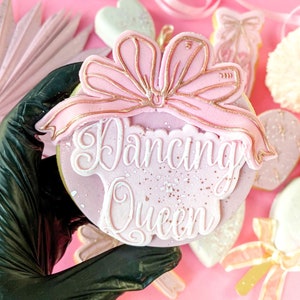 Dancing Queen Cookie Cutter and Embosser, Ballet Cookie Cutter, Fondant ...
