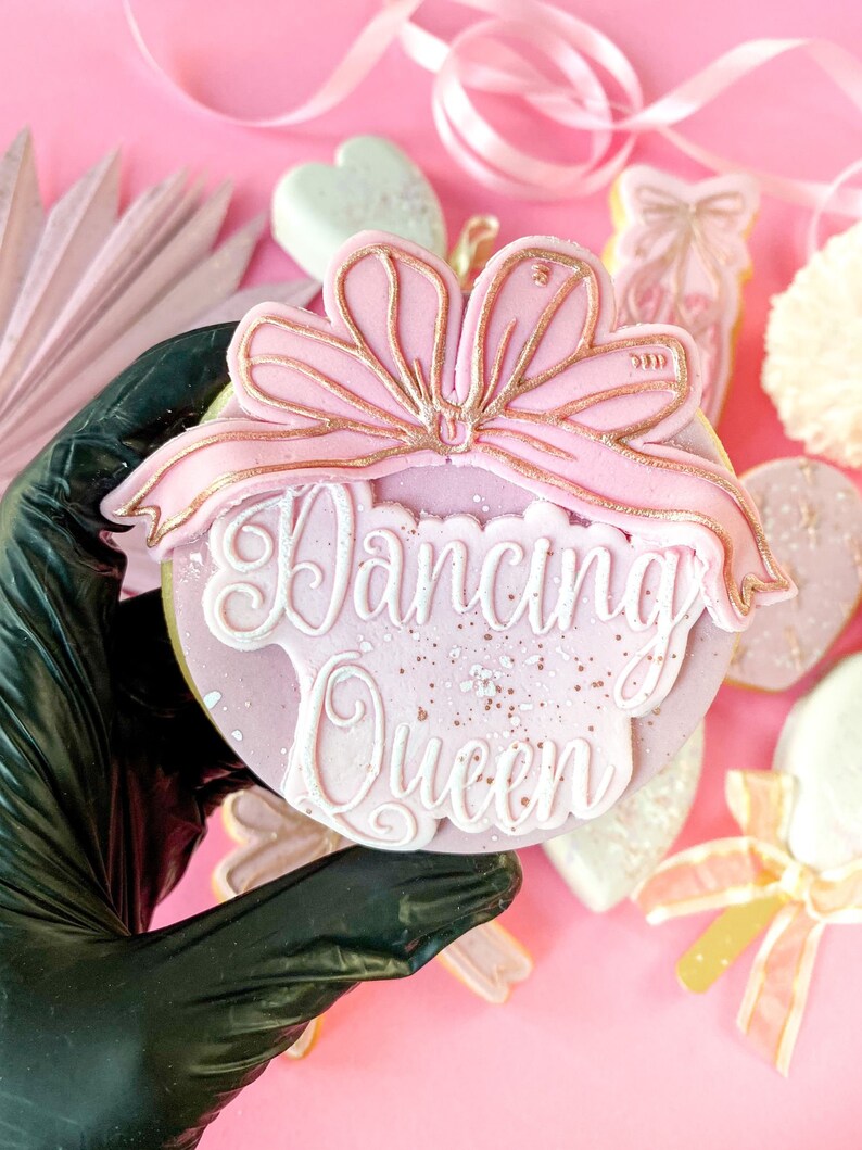 Dancing Queen Cookie Cutter and Embosser Ballet Cookie - Etsy