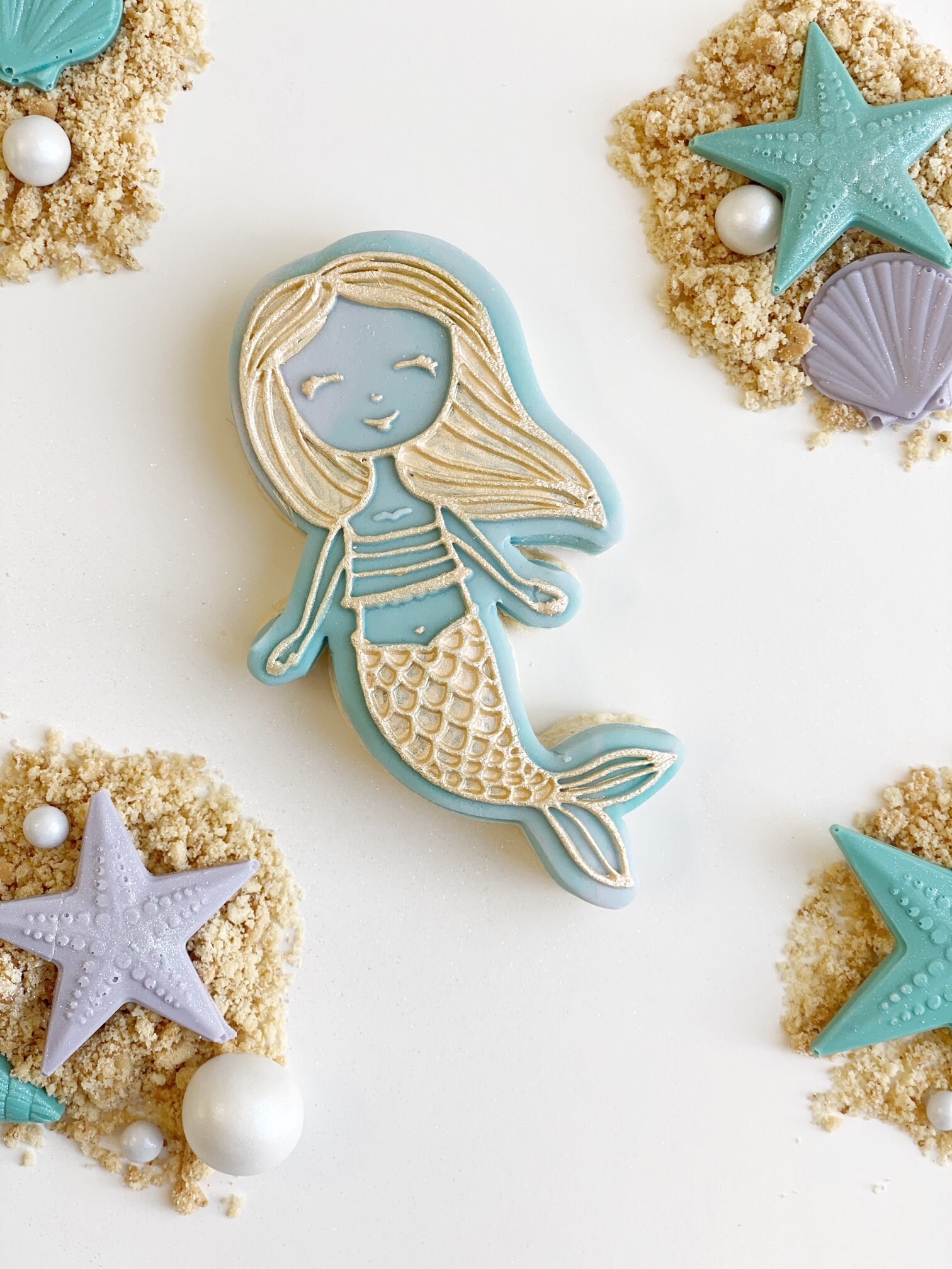 Cute Mermaid Cookie Cutter Under the Sea Cookie Cutter - Etsy