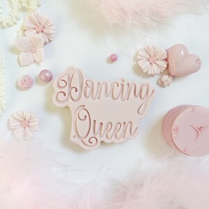 Dancing Queen Cookie Cutter and Stamp, Ballet Cookie Cutter, Fondant ...