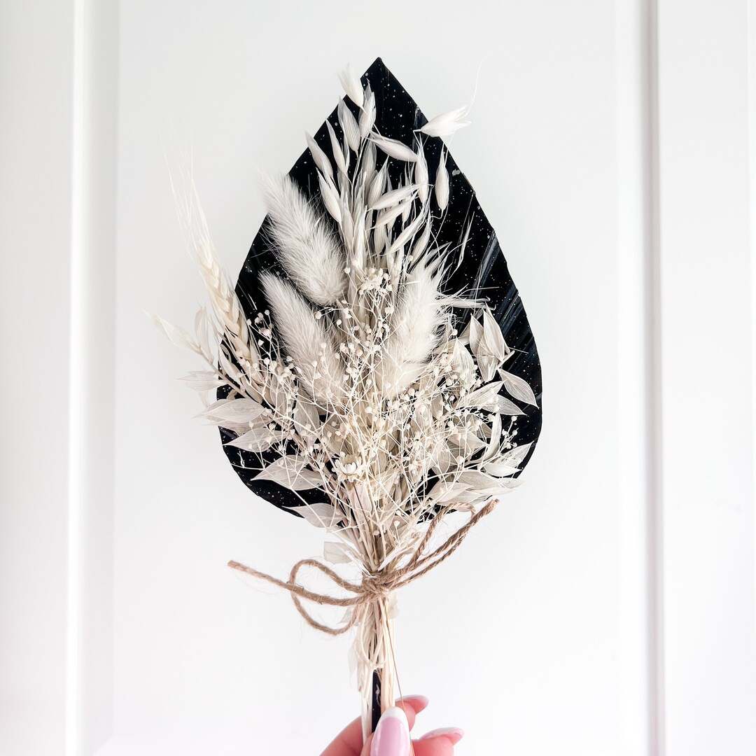 Palm Spears Set - Black and Neutrals, Floral Spears for Cake Topper Cake Decoration - Etsy Australia