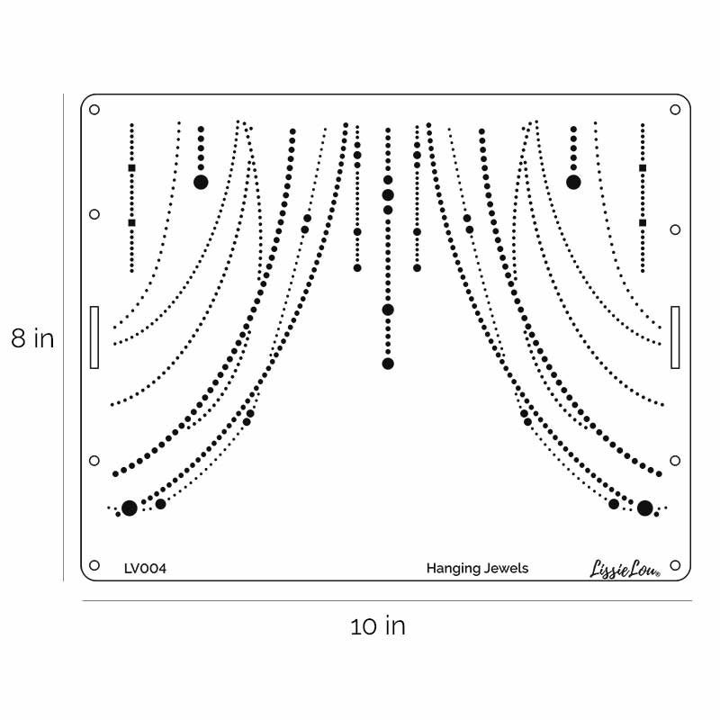 Hanging Jewels Cake Stencil Full Size Design - Etsy