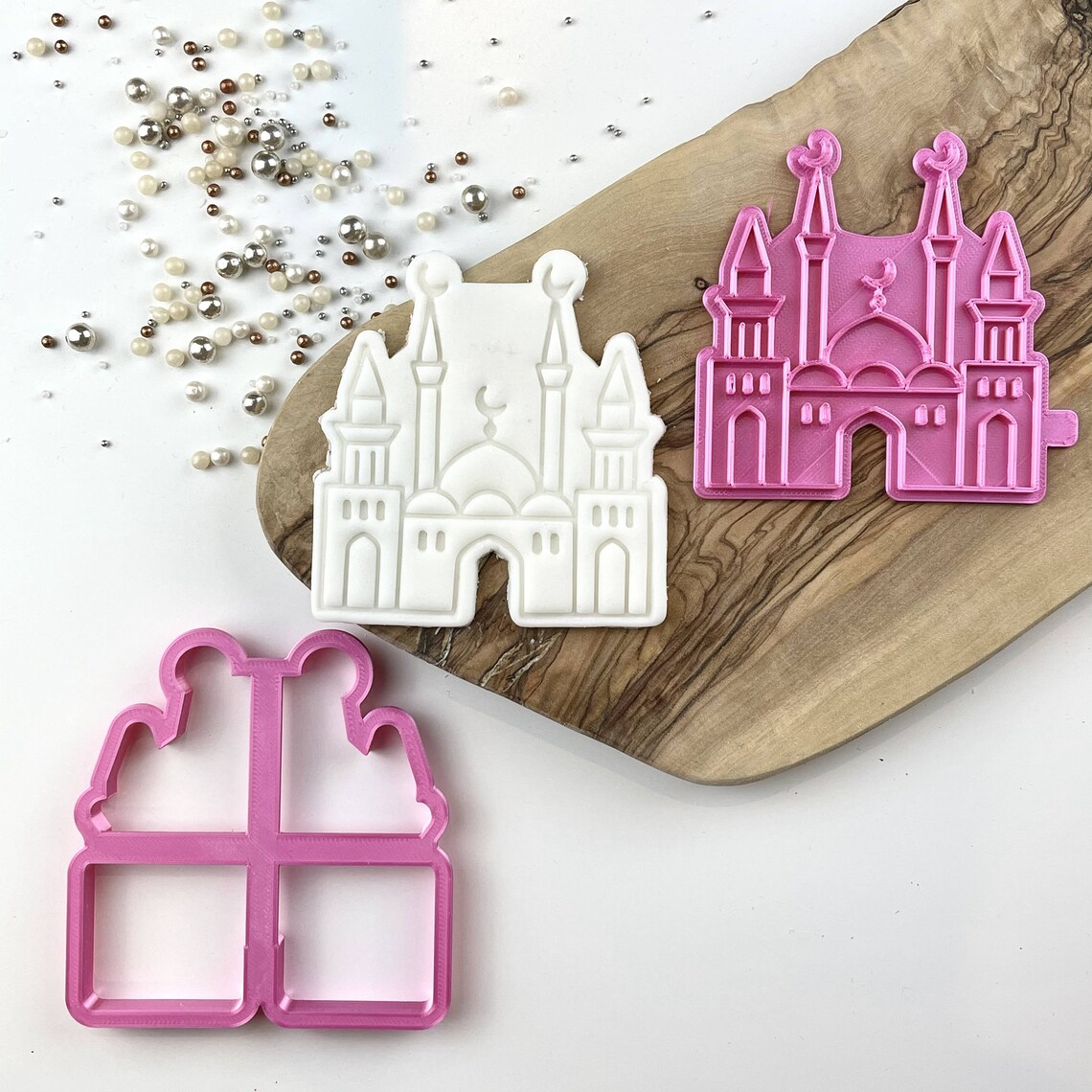 Decorative Mosque Cookie Cutter and Stamp, Postal Box Ideas, Eid Cookie ...