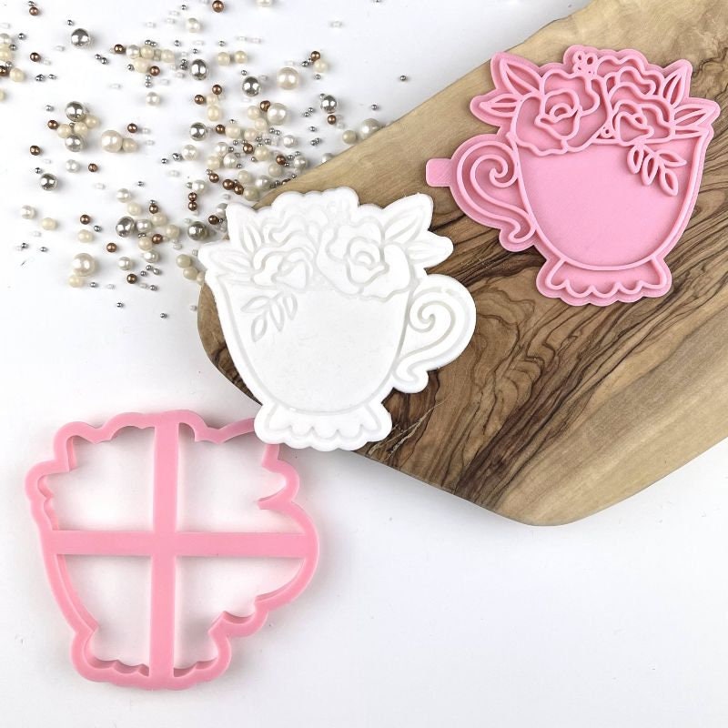Decorated Tea Cookie - Etsy UK