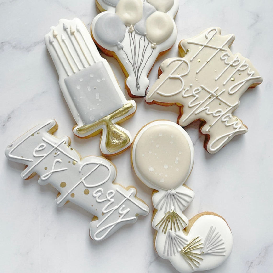 Happy Birthday Style 5 Cookie Cutter Happy Birthday Cookie - Etsy