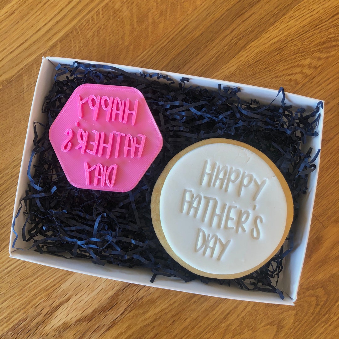 Happy Father's Day Style 1 Cookie Stamp, Postal Box Ideas, Happy Father ...