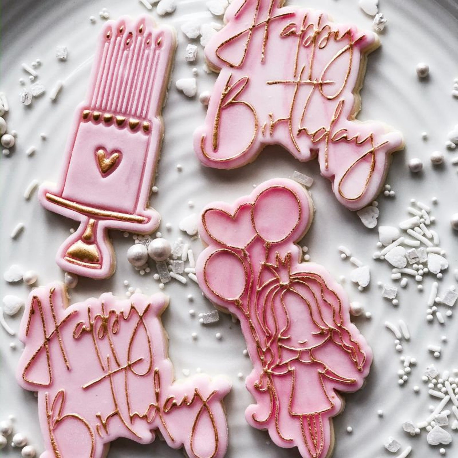 Birthday Cake Cookie Cutter and Stamp Happy Birthday Cookie - Etsy