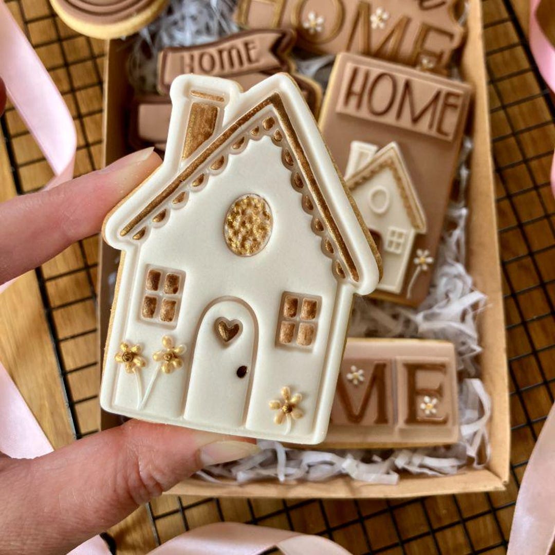 House Cookie Cutter and Stamp, New Home Cookie Cutter, Moving House ...