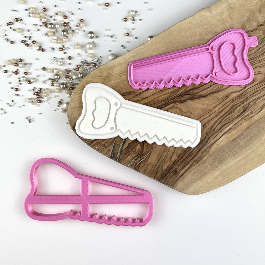 Saw Cookie Cutter and Stamp, Postal Box Ideas, Father's Day Cookie ...