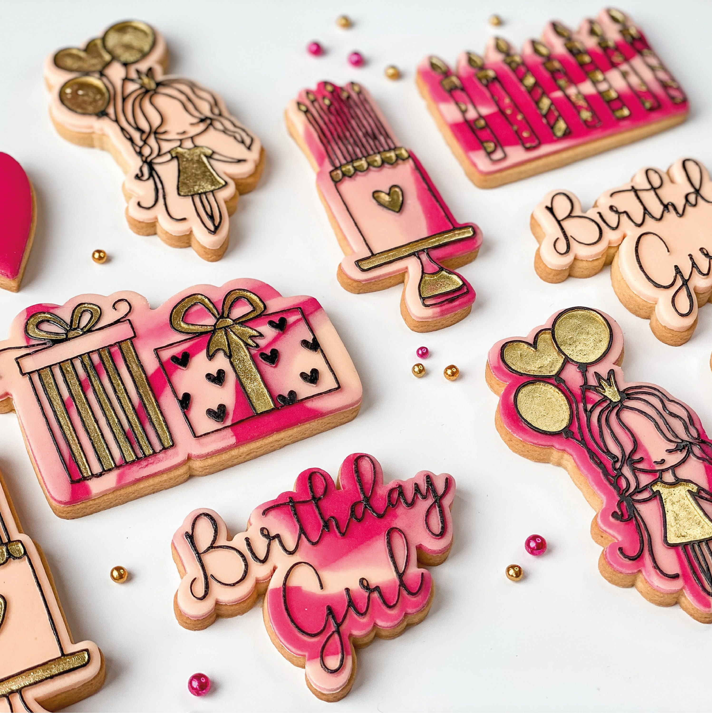 Birthday Cake Cookie Cutter and Embosser Happy Birthday - Etsy