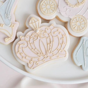 Princess Crown Cookie Cutter and Embosser by Catherine Marie Cake ...
