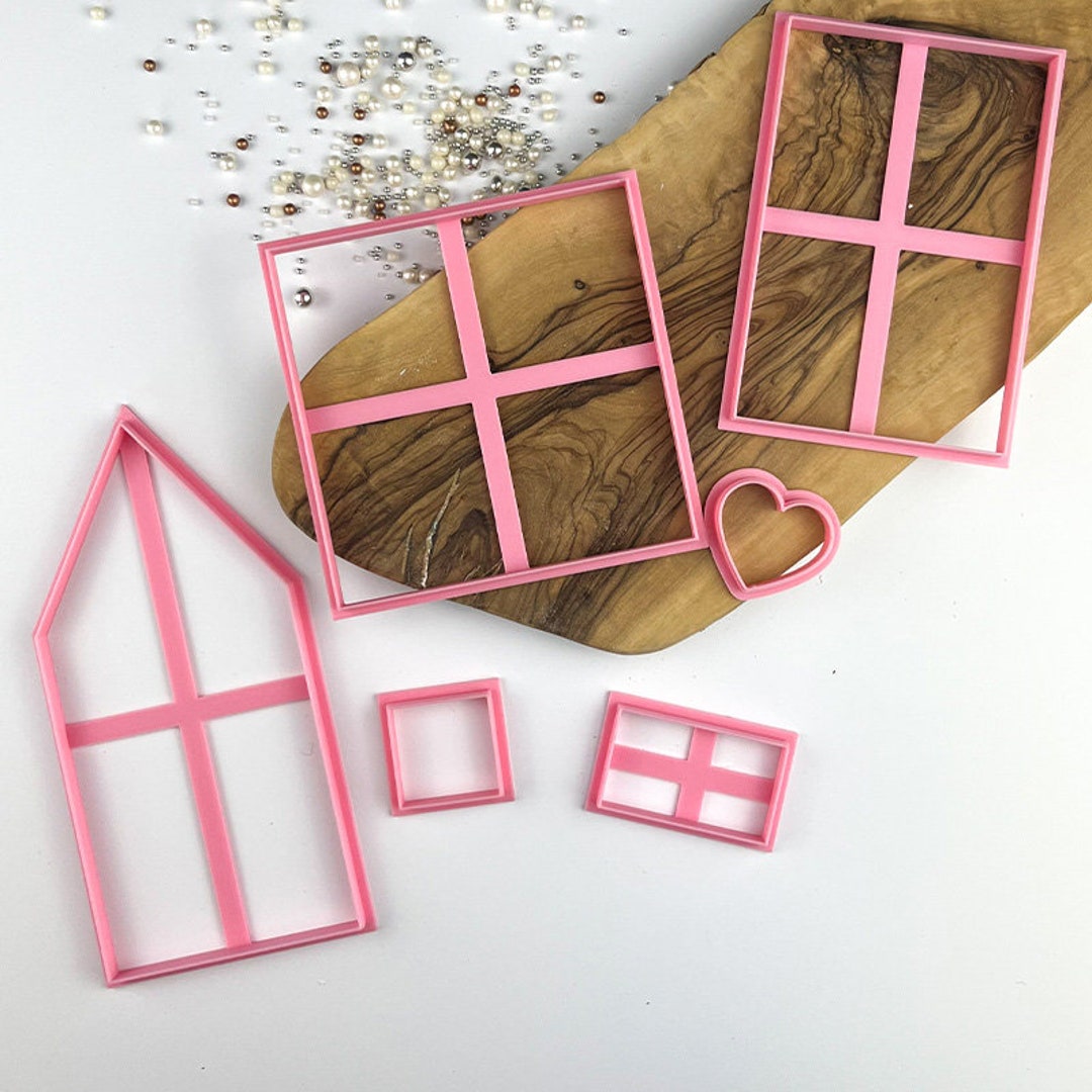 Tall Gingerbread House Cookie Cutter Set, Gingerbread House Cookies ...