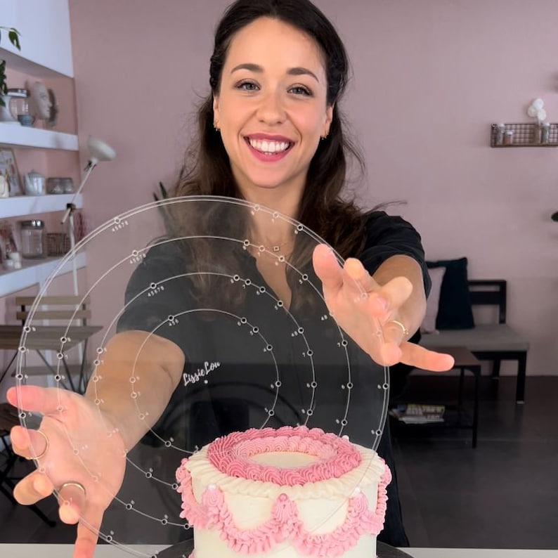 Cake Piping Guide Acrylic Template by Georgia's Cakes - Etsy