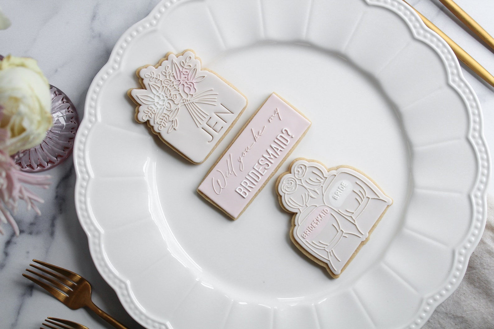Soho Cookies Will You Be My Bridesmaid? Cookie Cutter and Embosser ...