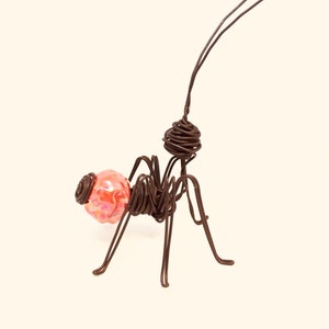 Wire Sculpture. Wire Bug. Red Ant. Ceramic and Wire Ant. - Etsy