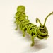 Green Centipede. Caterpillar on Wire. Centipede Sculpture. Green Worm ...