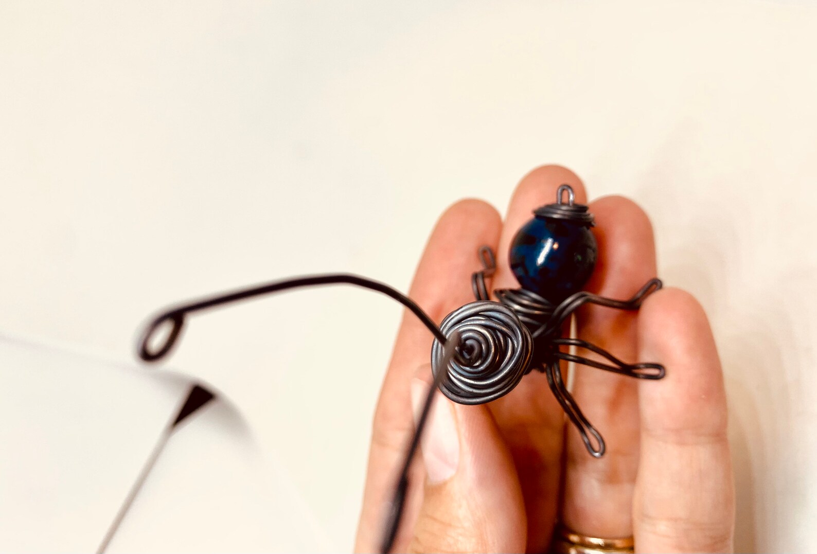 Dark Blue Ant. Wire Ant. Insects Wire Bug. Wire Art. Wire Figure. Wire ...