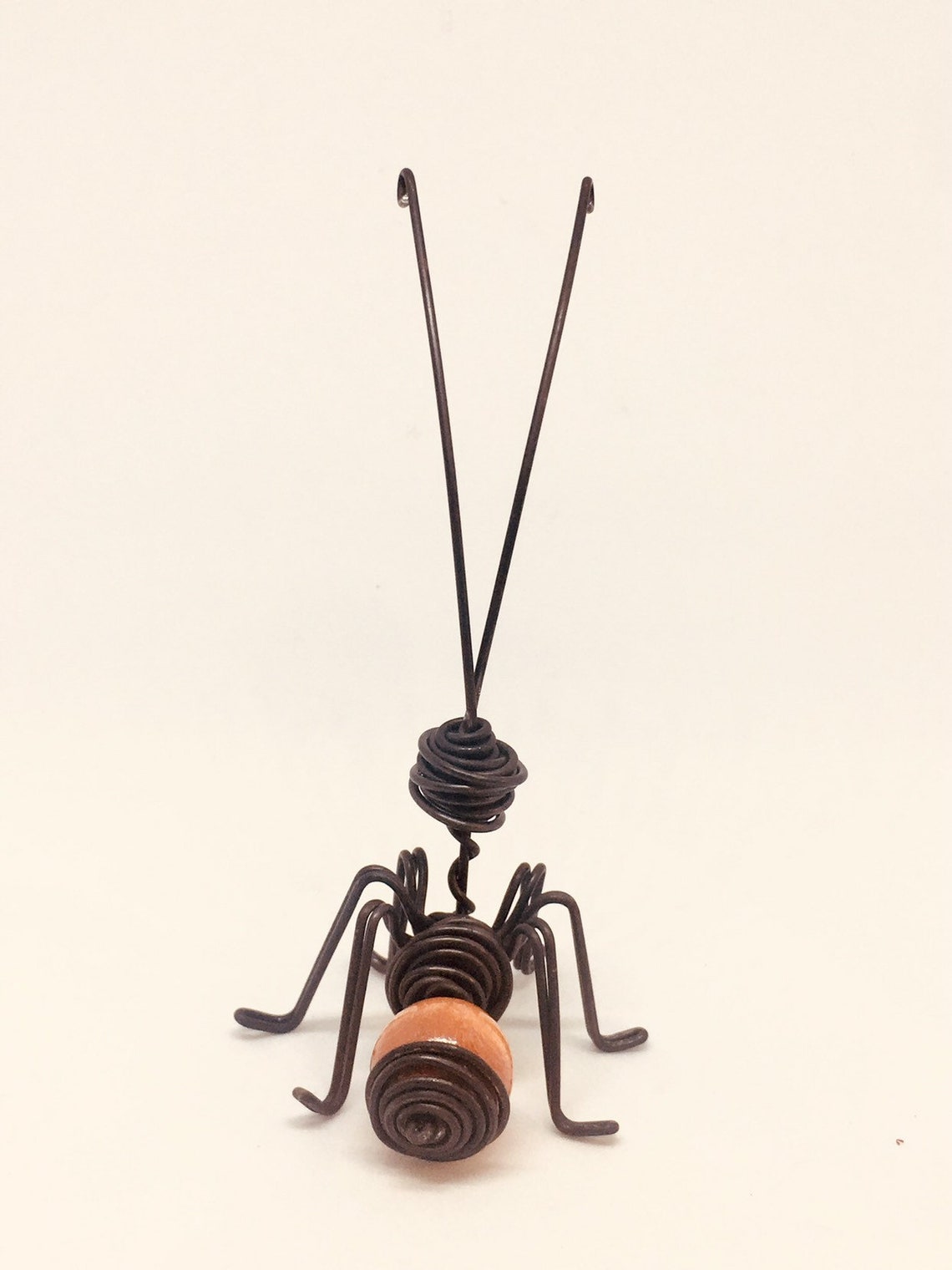 Wire Sculpture of Insect. Brown and Black Ant. Light Brown. - Etsy