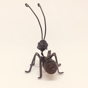 Black Ant. Wire Ant. Ant on Iron Wire. Funny Ant. Worker Ant. Ant ...
