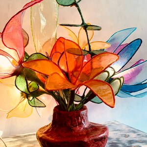 Flowers Lamp. Flower Vase. Paper Flowers. Lamp on Request. Exclusive ...