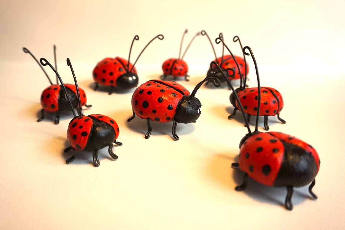 Handmade Ladybug. Fun Ladybug for Decoration. Ladybug | Etsy