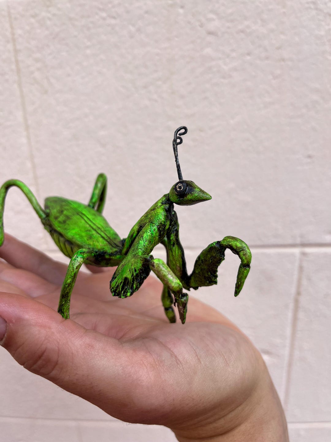 Praying Mantis Figure, Porcelain Mantis, Gift for Christmas, Original ...
