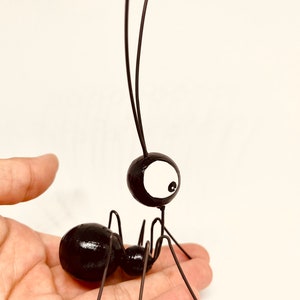 Porcelain Ant Figure. Black Ant Funny Ant. Gift for Birthday. Gift for ...