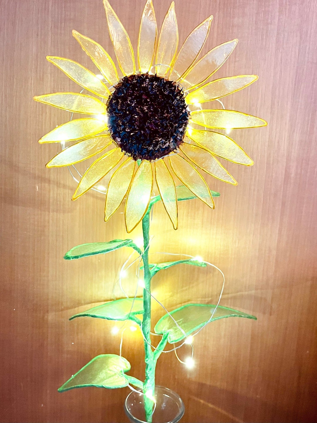 Paper Sunflower. Paper Flowers. Flowers to Decorate. Flower With Light ...