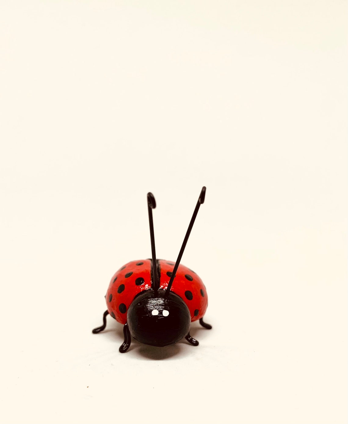 Ladybug of Wire and Cold Porcelain. Wire and Porcelain Bug. - Etsy