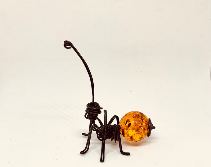 Ant in Wire With Acrylic, Insect in Wire, Sculpture With Acrylic and ...