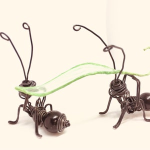Sculpture of Ants Carrying a Leaf. Working Ants. Anniversary Gift. Gift ...