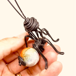 Barcelona Modernist Ceramics. Wire Ant With Crackled Enameled - Etsy