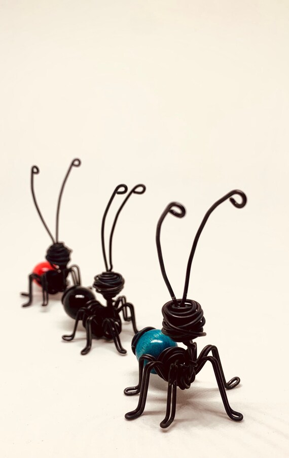 Ant Trail. Color Ants. Black Red Blue Ant. 3 Wire Ants. Set - Etsy