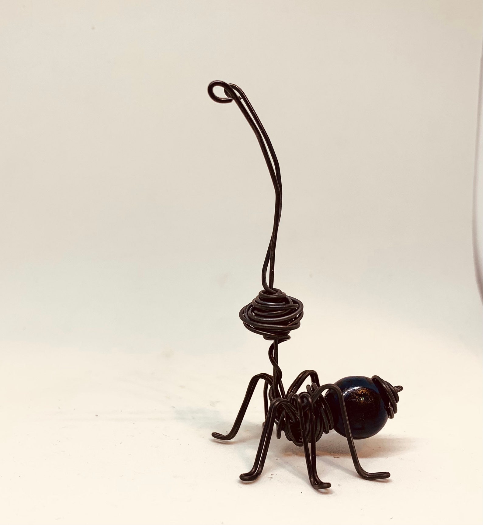 Dark Blue Ant. Wire Ant. Insects Wire Bug. Wire Art. Wire Figure. Wire ...