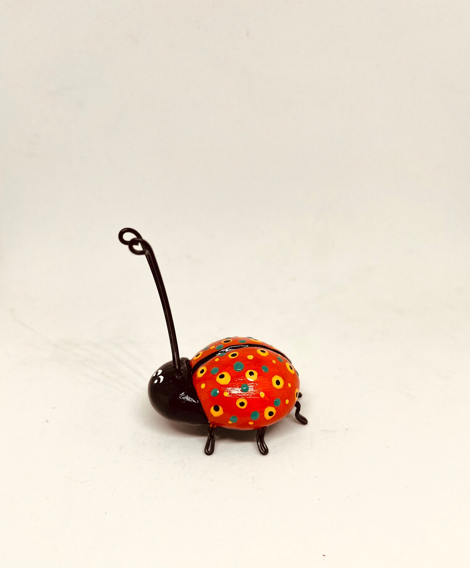 Colored Ladybugs. Insects in Cold Porcelain and Wire. Color Mariets ...