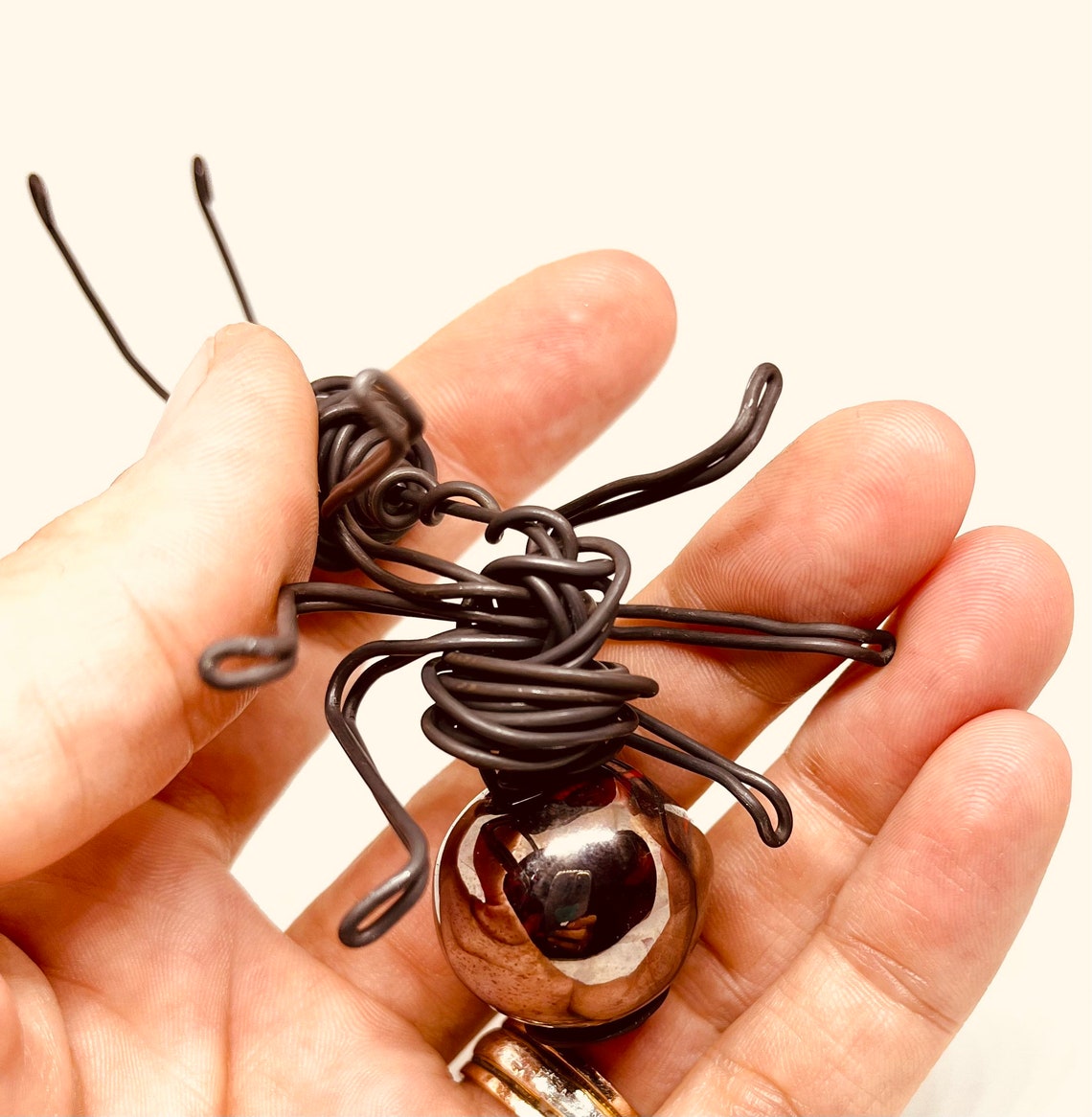 Red Ant. Red Ant Insect on Wire. Wire Sculpture. Wire Art. | Etsy