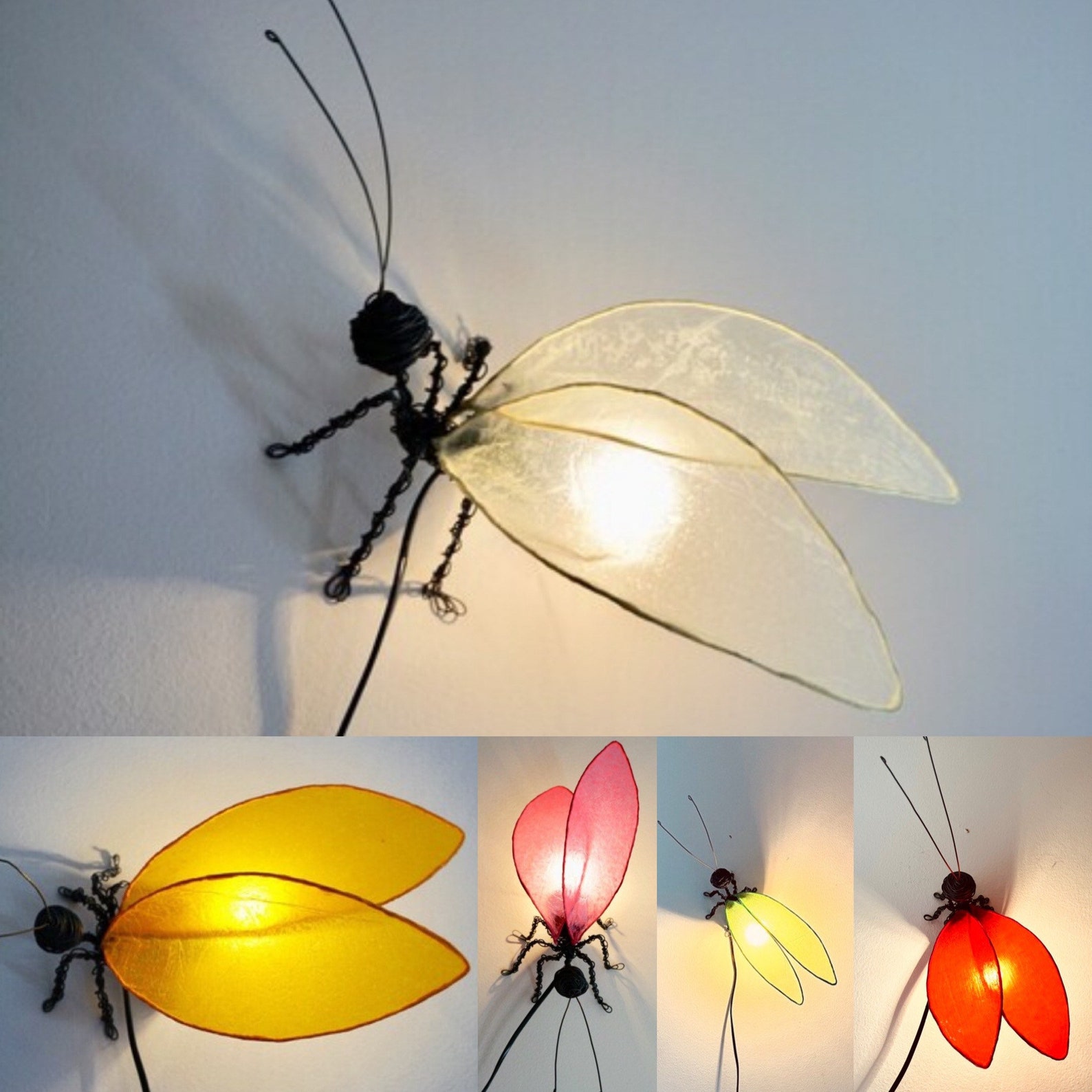 Ant Lamp. Ant With Light. Firefly. Paper Lamp. Night Lamp - Etsy