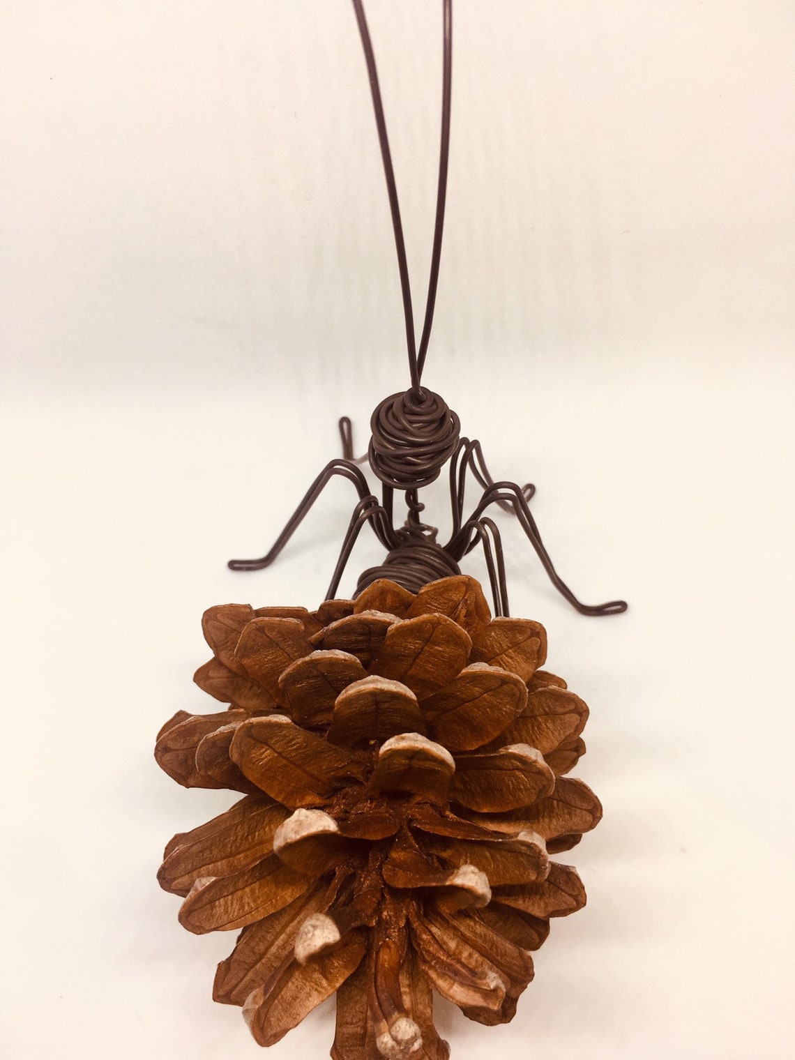 Wire Ant With Pineapple. Sculpture With Iron Wire and Objects | Etsy