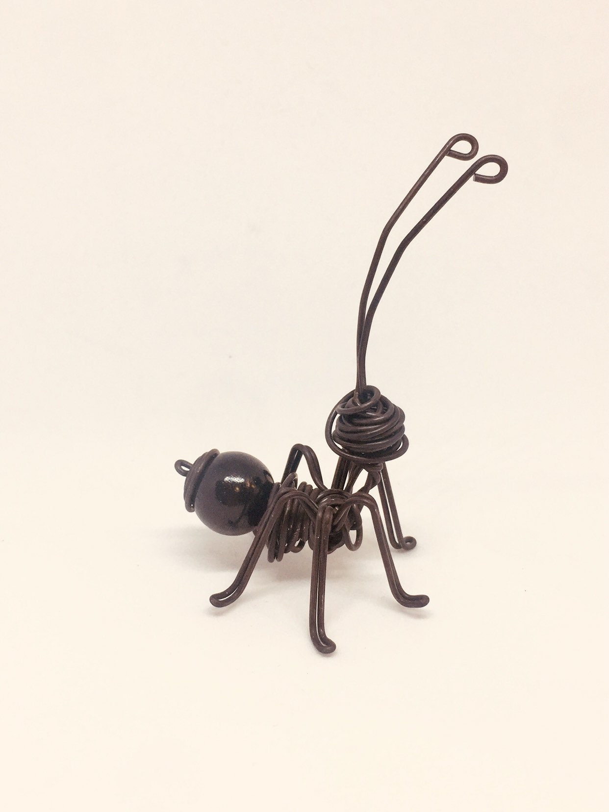 Black Ant. Wire Ant. Ant on Iron Wire. Funny Ant. Worker Ant. - Etsy
