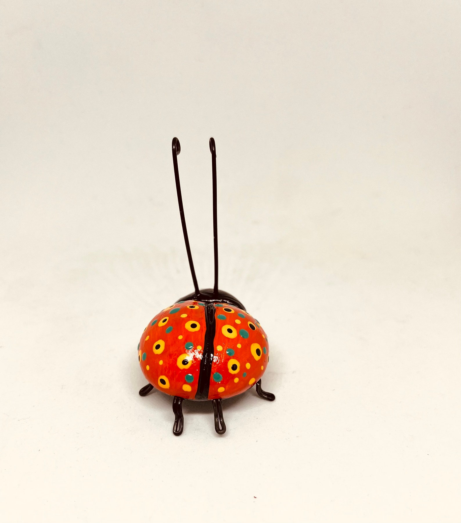 Colored Ladybugs. Insects in Cold Porcelain and Wire. Color Mariets ...