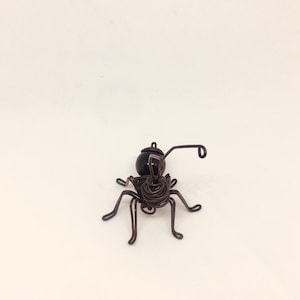 Black Ant. Wire Ant. Ant on Iron Wire. Funny Ant. Worker Ant. Ant ...