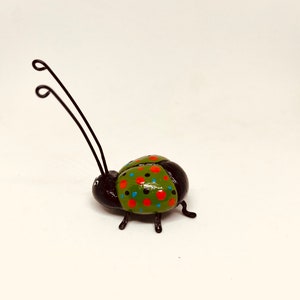 Green Ladybug. World of Fairies and Elves. Children's Decoration. Gift ...